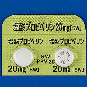 Propiverine Hydrochloride盐酸丙哌维林片20mg「SW」100片(10×10)｜日 药 日本 药局 薬 日本全球家庭通药局