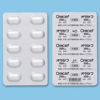 オラセフ錠250mg(力価) 10錠×10シート｜Family Pharmacy Global