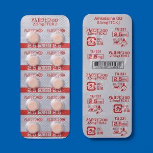 アムロジピンOD錠2.5mg「TCK」：100錠(10錠×10)｜Family Pharmacy Global